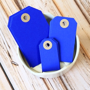 ROYAL BLUE Reinforced Luggage Tags - Etsy