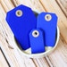 ROYAL BLUE Reinforced Luggage Tags - Etsy