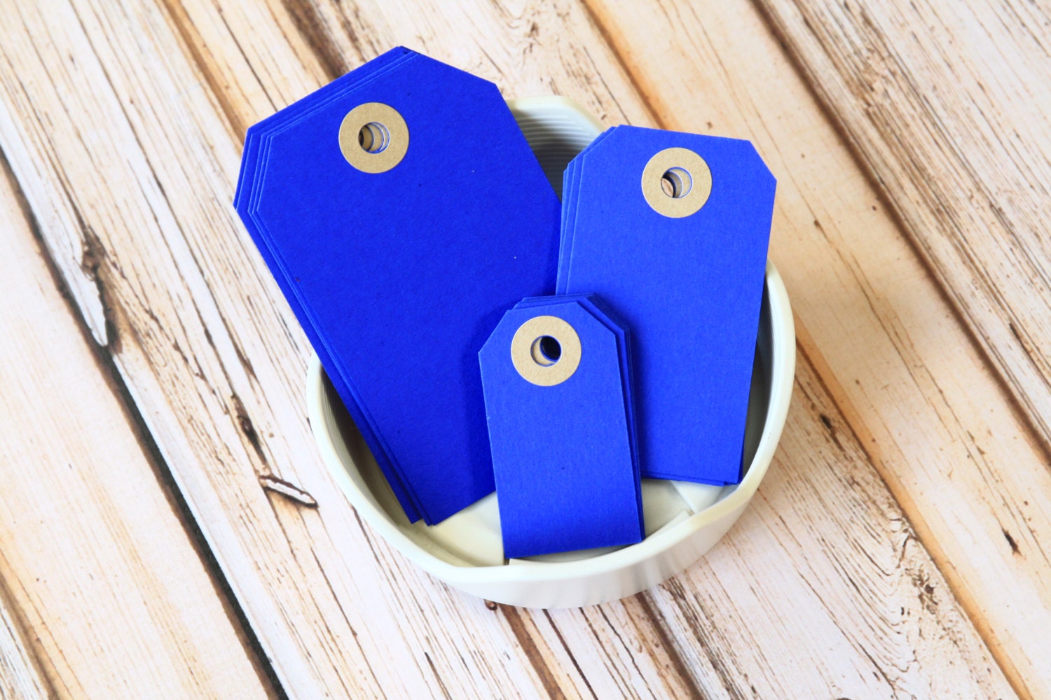 ROYAL BLUE Reinforced Luggage Tags - Etsy