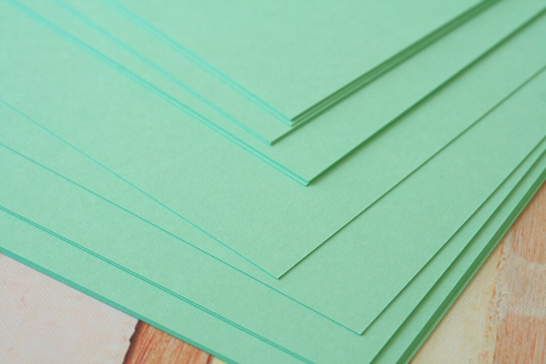 Jade Green Craft Style Colour Card Stock 260gsm 95lb Cover - Etsy