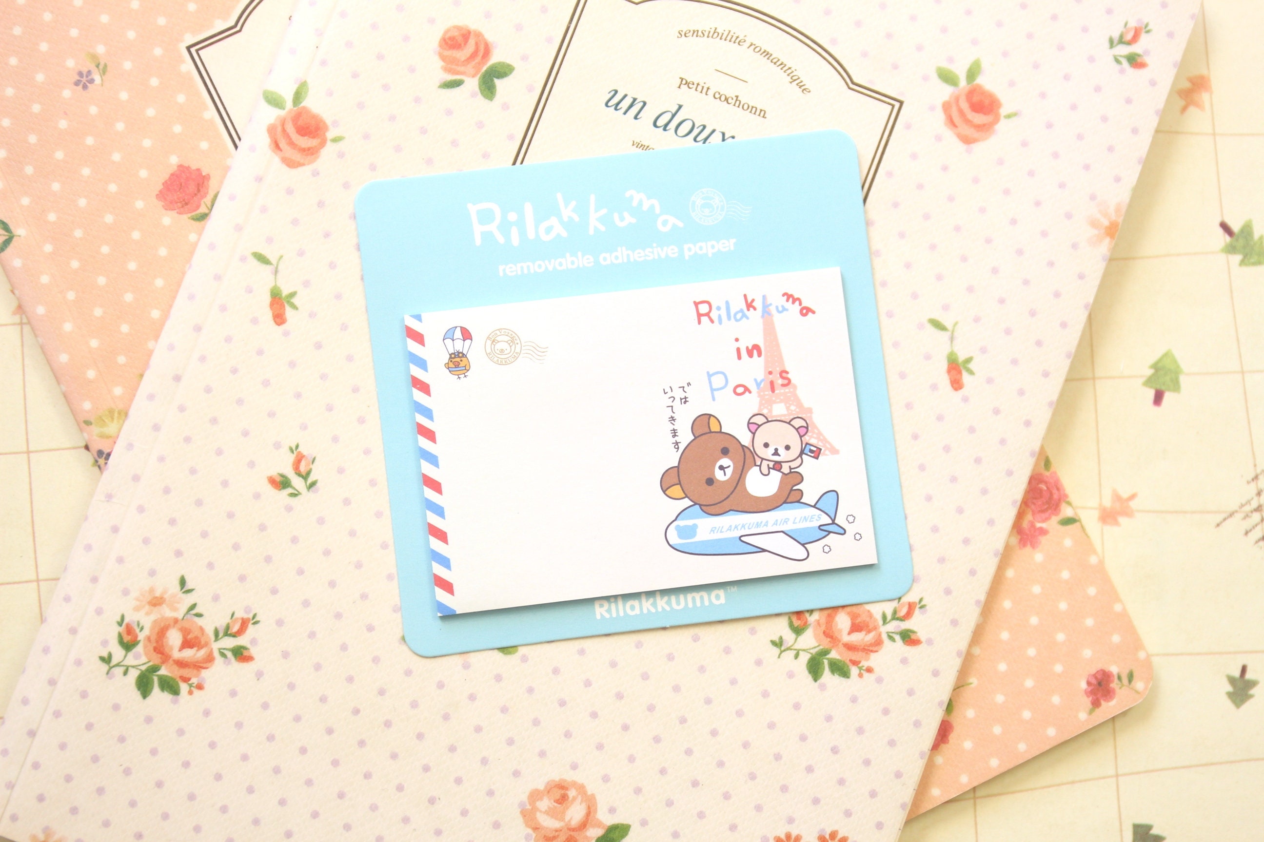 Rilakkuma Bear & Friends Cartoon Memo-it Sticky Notes - Etsy UK