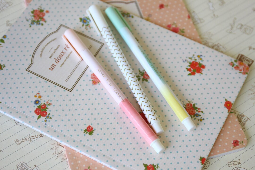 Pastel Wave Deco Pattern Pens - Etsy