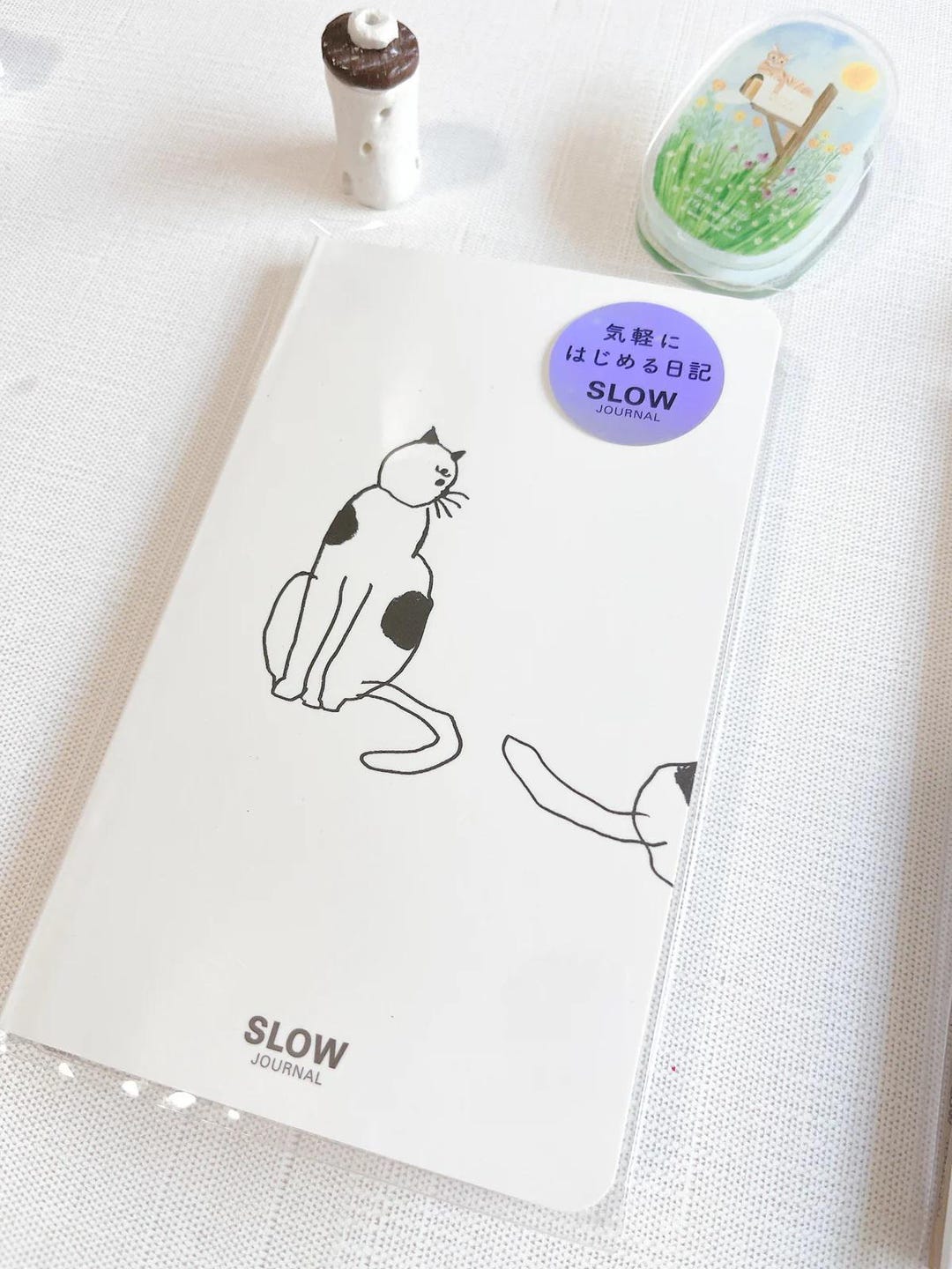 Cats Slow Journal Cartoon Illustrated Diary - Etsy