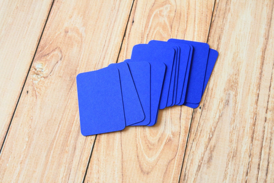 Indigo Blue Colorset Recycled Business Cards - Etsy