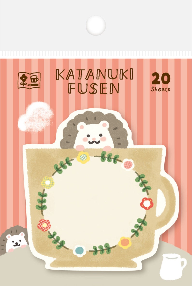 Katanuki Fusen Cute Cartoon Shapes Sticky Notes - Etsy UK