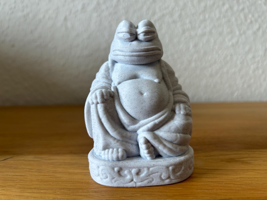 The Buddha Pepe Statue - 3D Printed Figure - Etsy