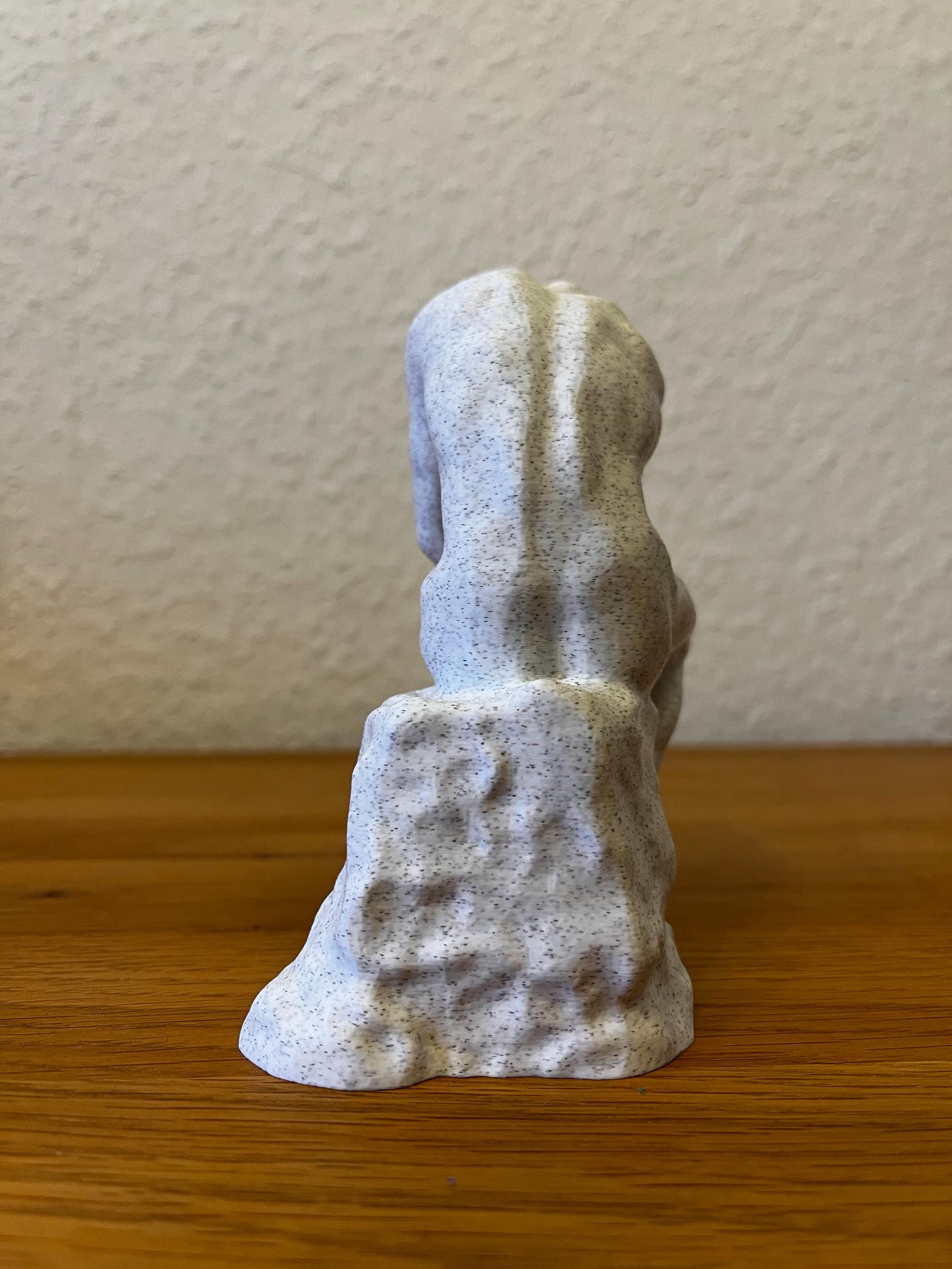 The Thinker Pepe Statue - 3D Printed Figure - Etsy