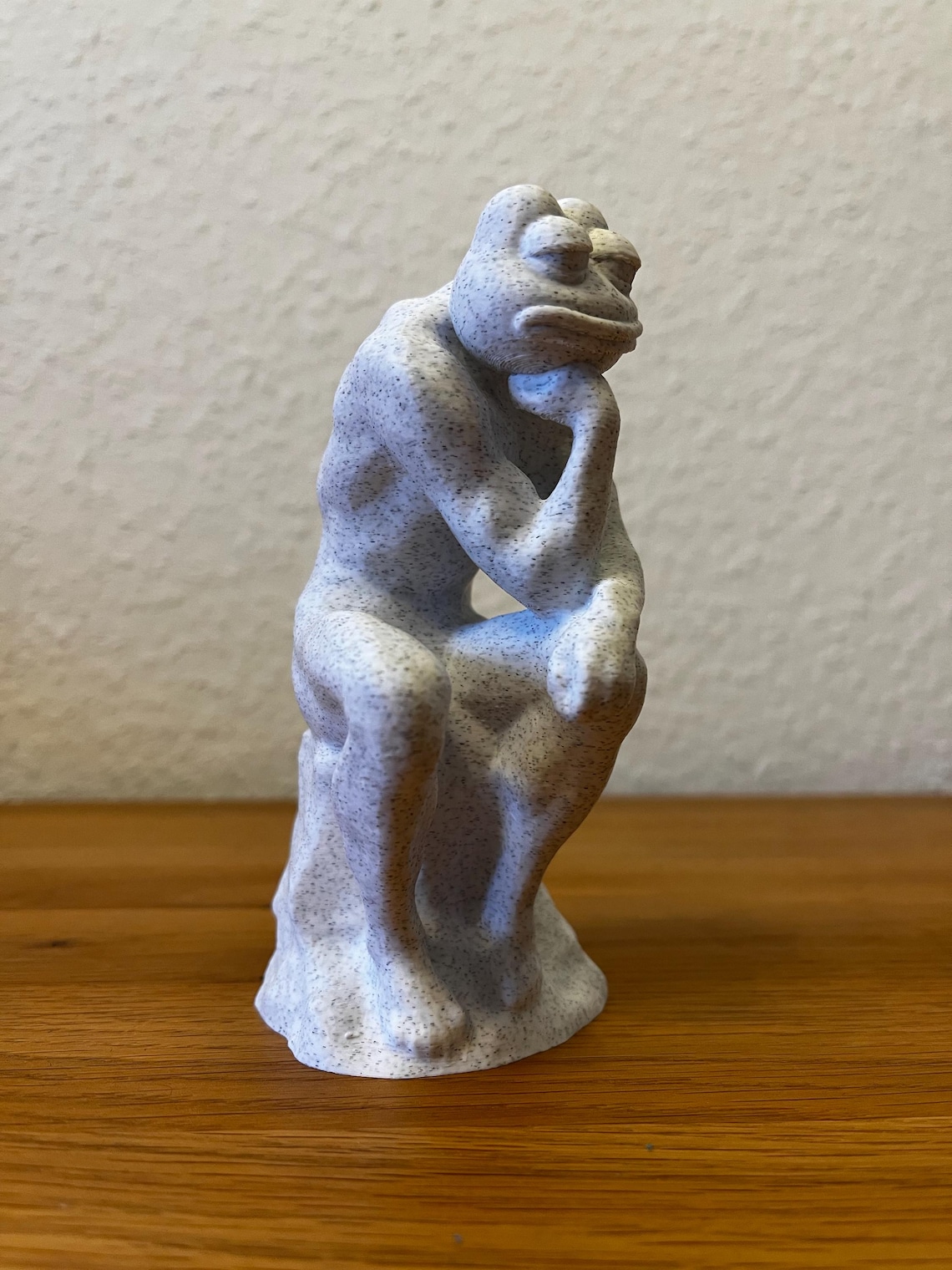The Thinker Pepe Statue - 3D Printed Figure - Etsy