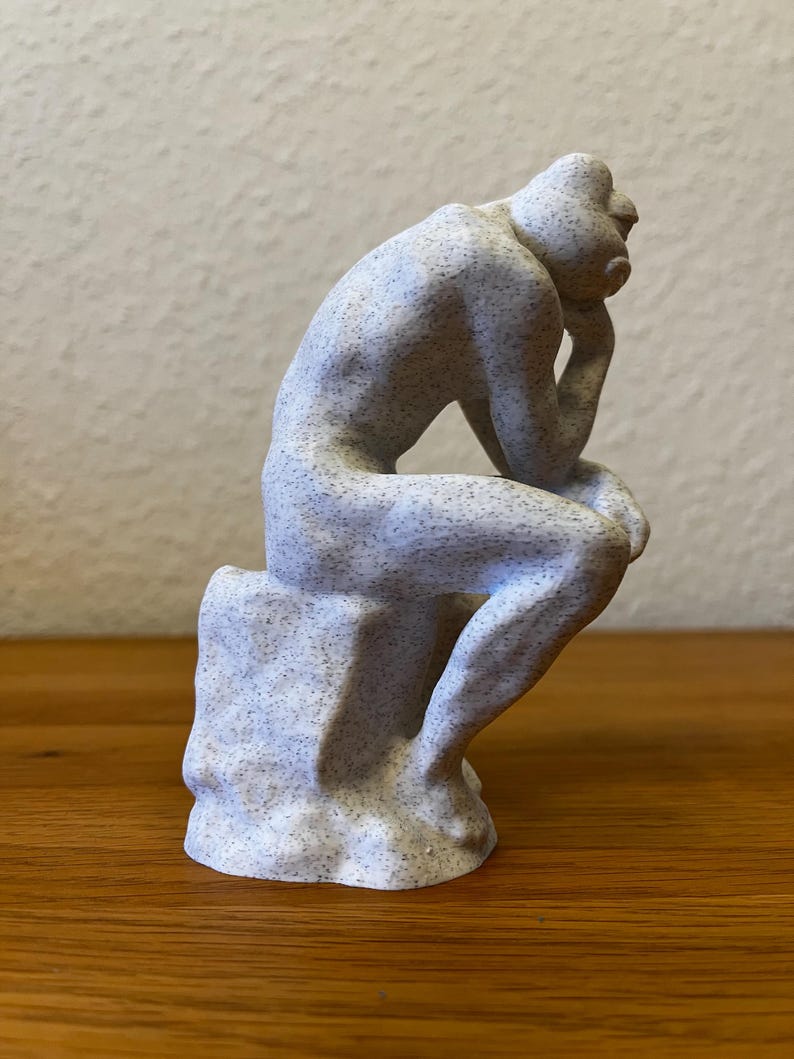 The Thinker Pepe Statue - 3D Printed Figure - Etsy