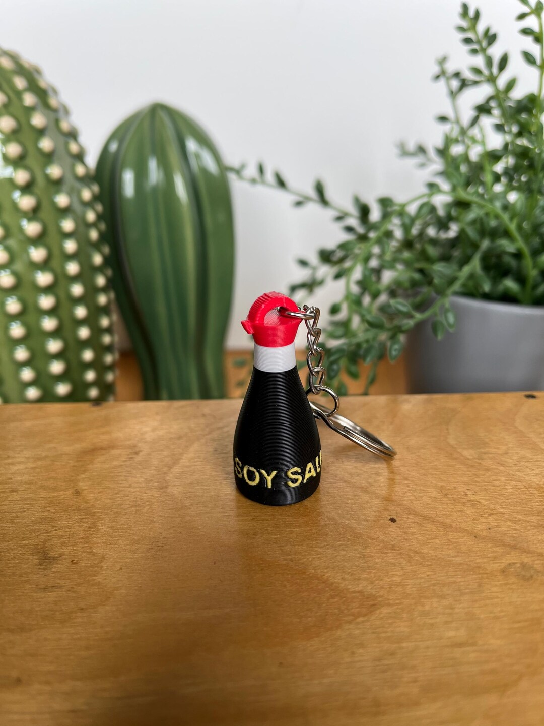 Mini Soy Sauce Bottle Keychain | Funny Food Lover Gift | Cute Sushi ...