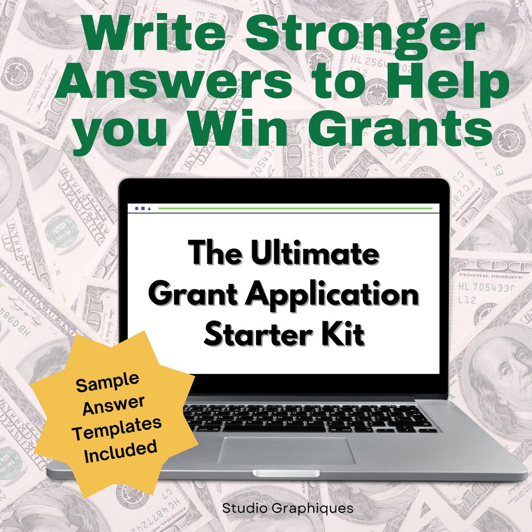 Grant Application Starter Kit | Templates & Worksheets (digital ...