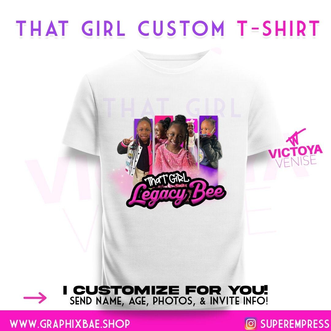That Girl Custom T-shirt Design | T-shirt Template - Etsy
