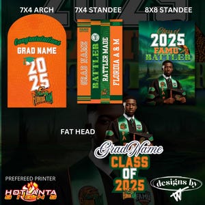 Custom Graduation Decor, Graduation Books Editable Canva, Graduate ...