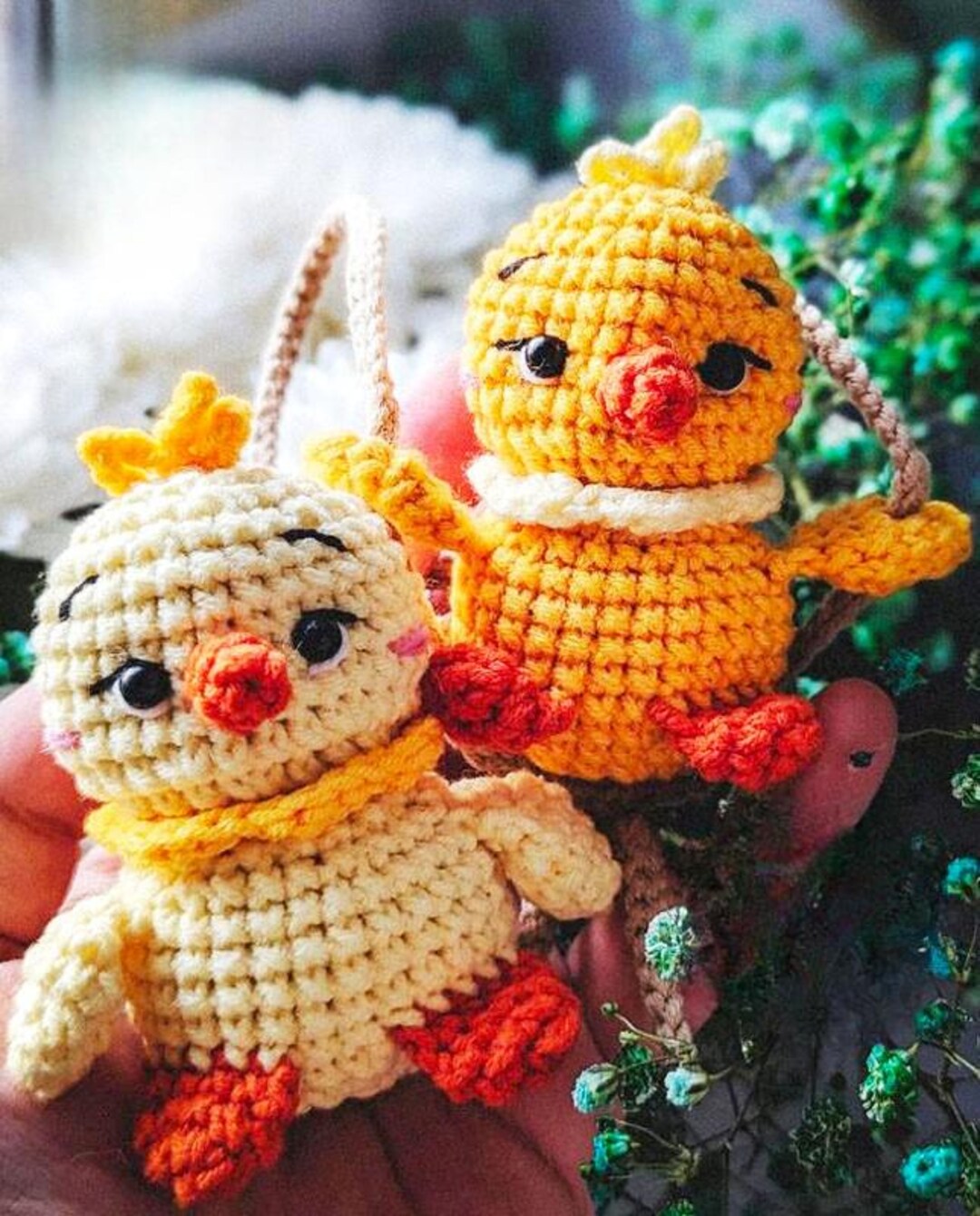 Baby Chick on Swing Amigurumi Pattern | Crochet, DIY Craft, Adorable ...