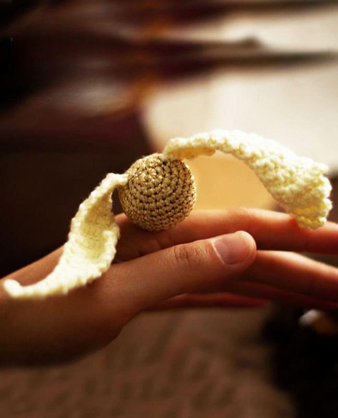 Crochet Golden Snitch Pattern Amigurumi DIY Easy Crochet Gift Idea ...
