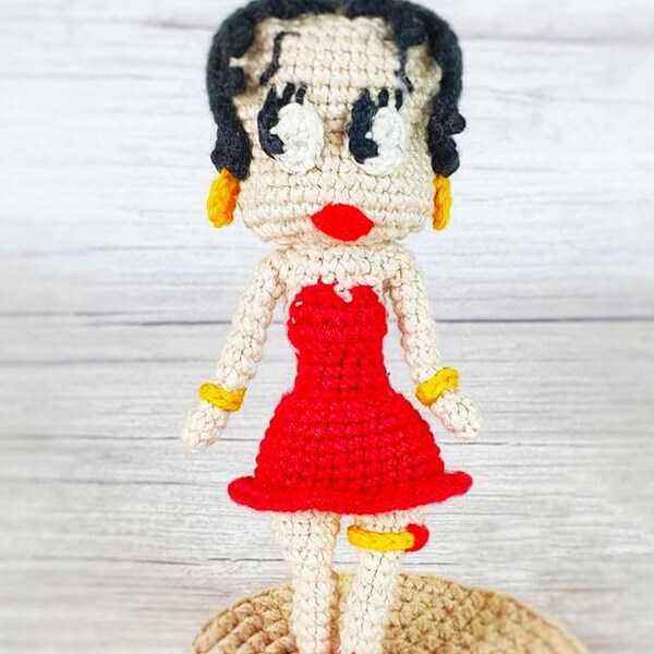 Betty Boop Crochet Pattern - Etsy