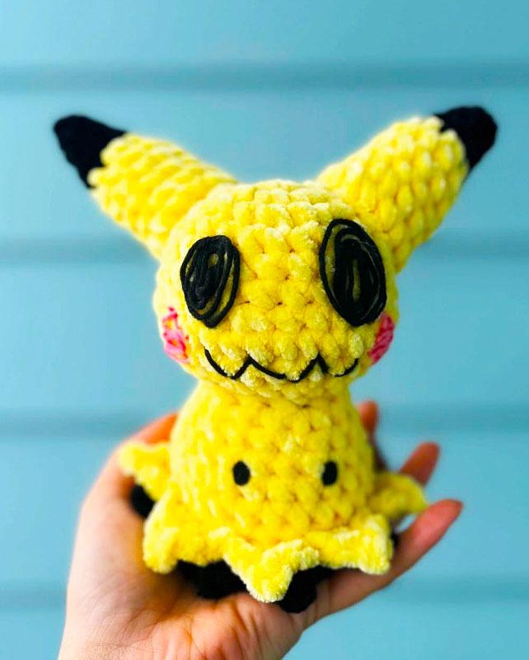 Baby Mimikyu Pokémon Crochet Pattern Adorable DIY Amigurumi Project for ...