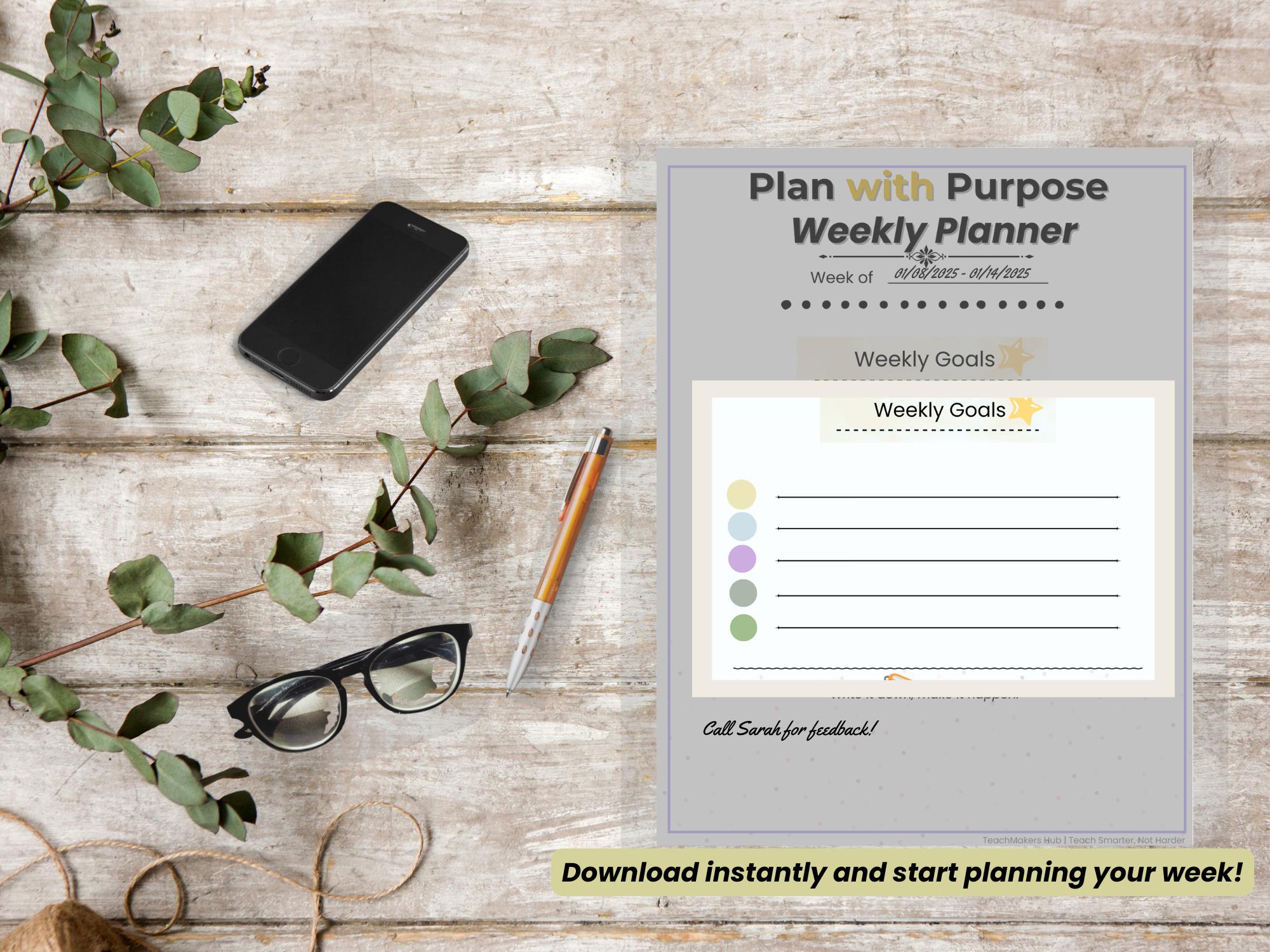 Ultimate Printable Planner Bundle | Daily, Weekly & Monthly Planning ...