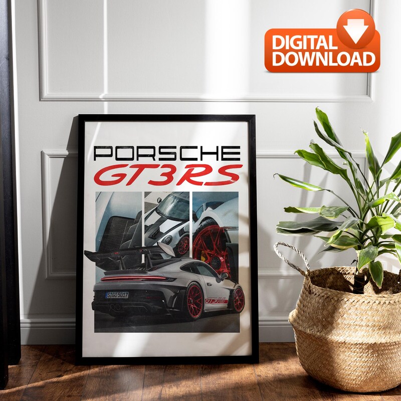 Porsche 911 Gt3 Rs Poster - Etsy