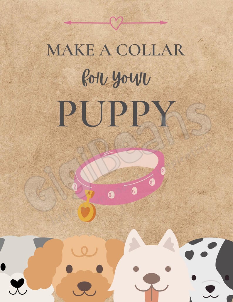 Adopt a Puppy Party Signage - Digital Download - Etsy