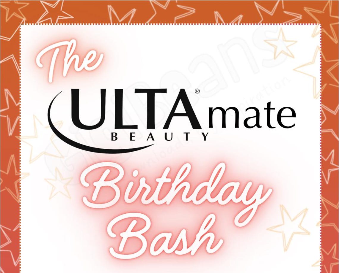 Ulta-mate NEON Beauty Bash Birthday Party Invitation - Editable Digital ...