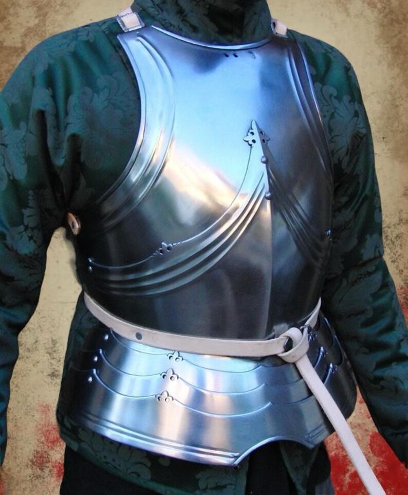 Medieval Knight Armor - Polished Steel Gothic Front Cuirass Armor ...