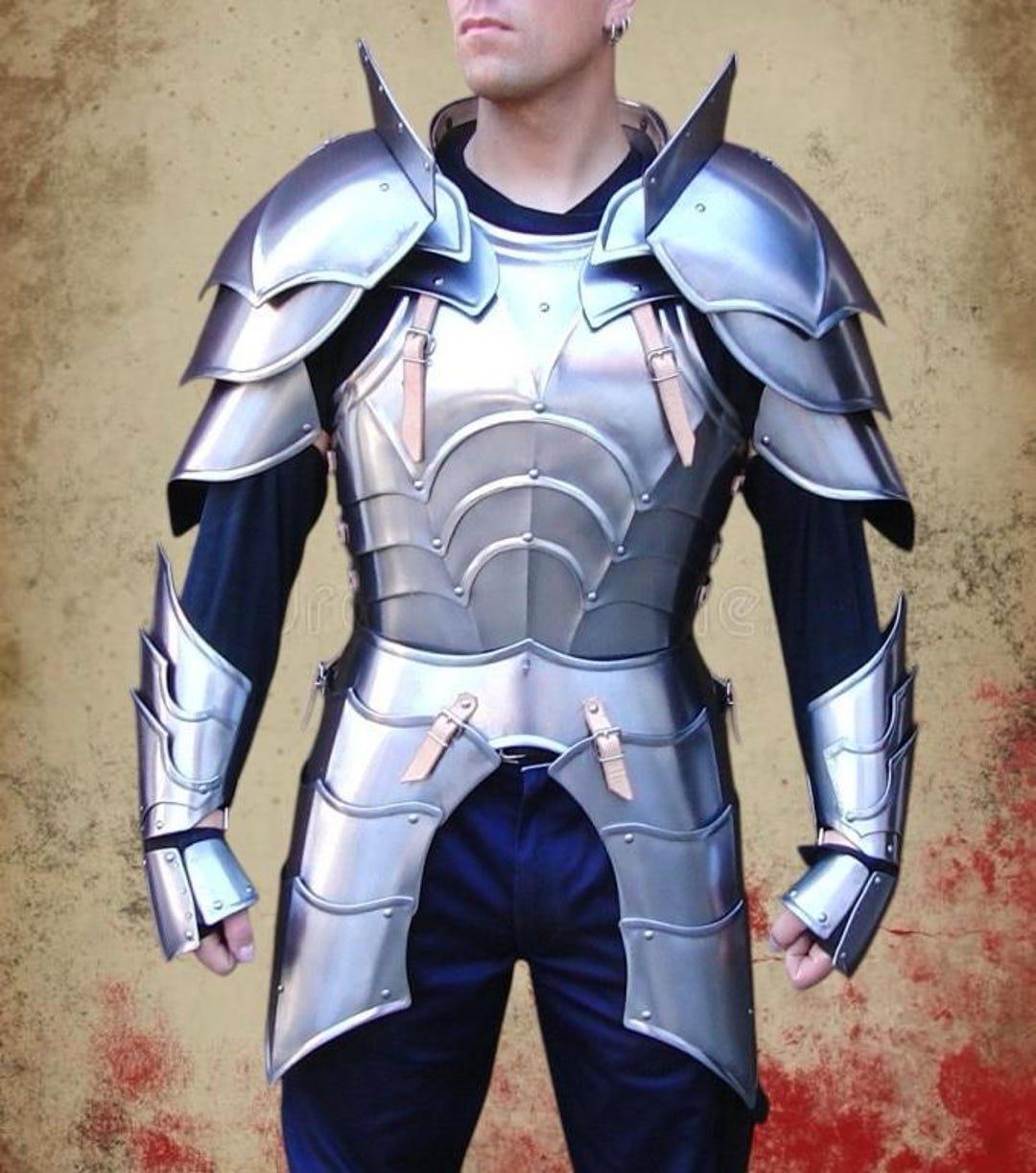 Medieval Knight Half Body Plate Armor - Fantasy Cuirass W Tassets Armor ...