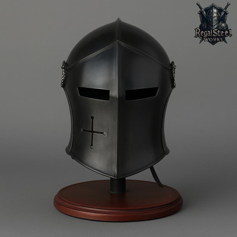 Medieval Italian Barbuta Helmet – Wearable Steel Helmet for LARP ...