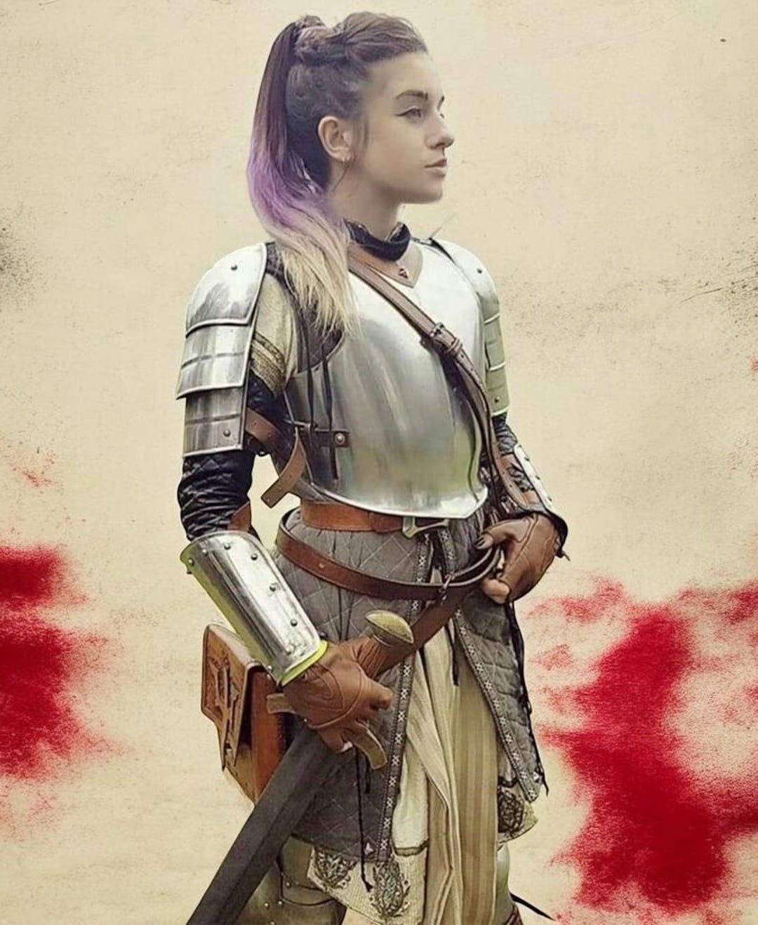 Ren Faire Lady Armor | Medieval Knight Female Armor | Medieval Larp ...