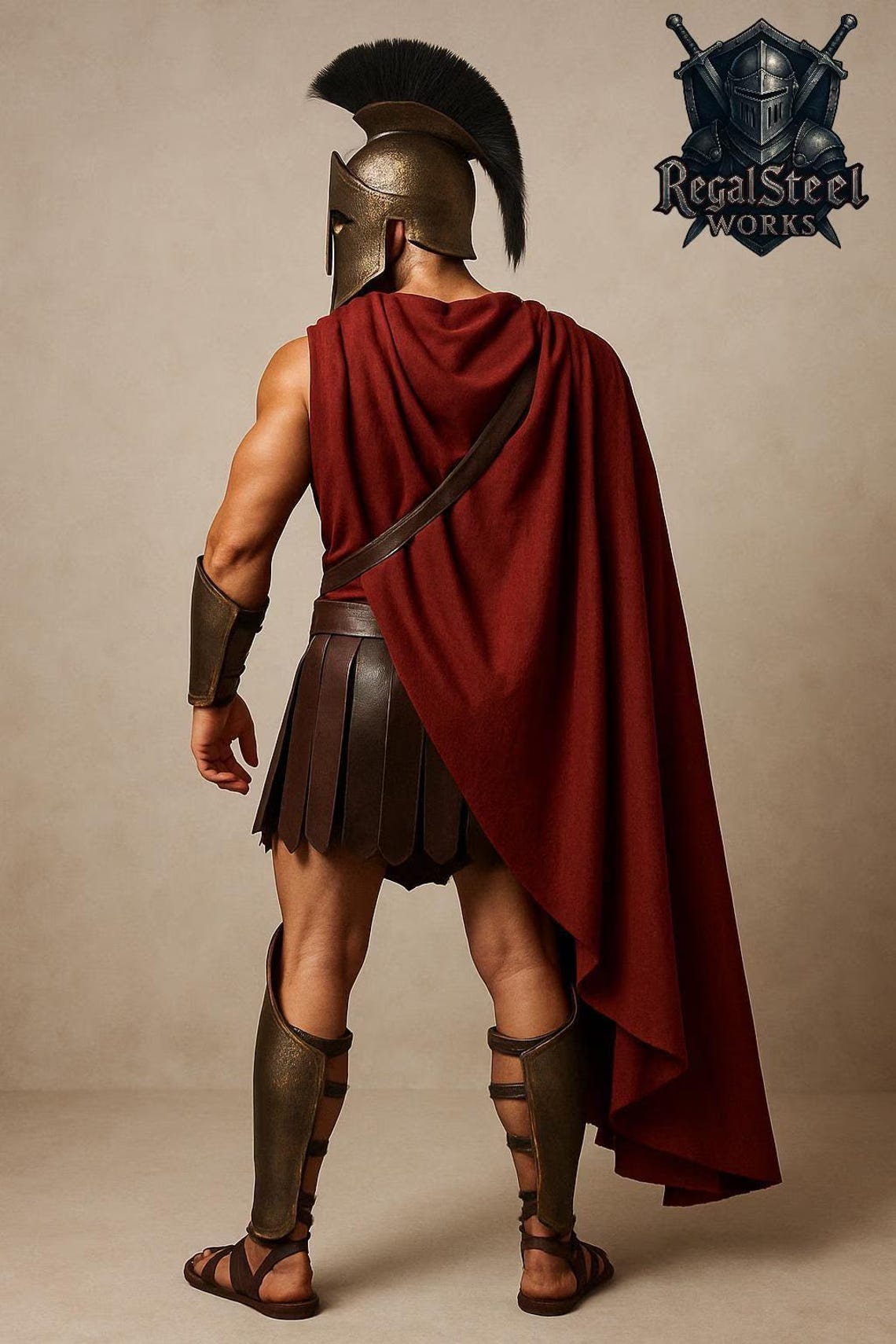 Spartan Leonidas Full Body Armor Set - 300 Spartan Warrior Costume Set ...