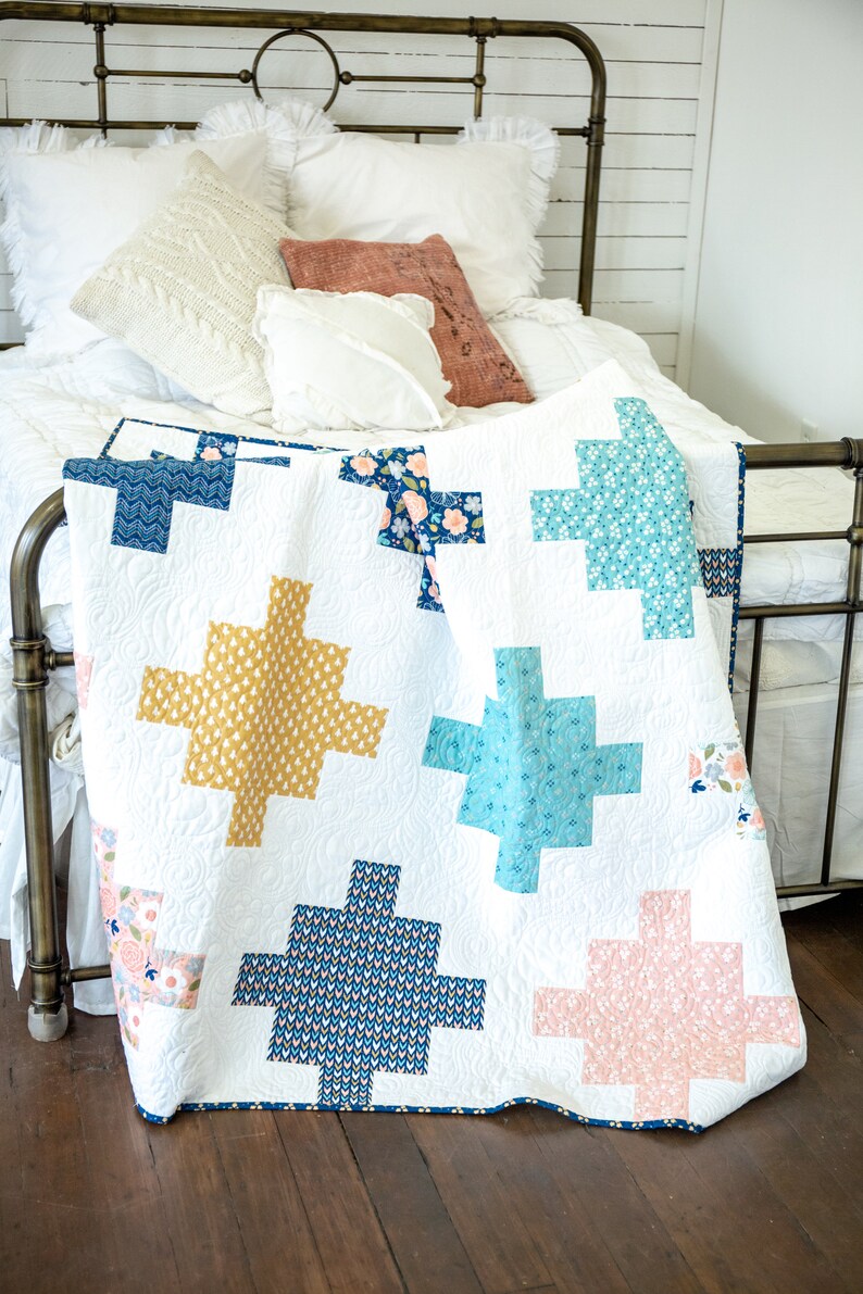 PDF Pattern--the Azure Skies Quilt Pattern - Etsy