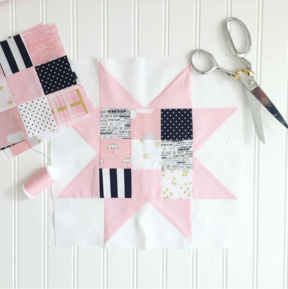 PDF Patternthe Scrappy Sawtooth Quilt Pattern - Etsy