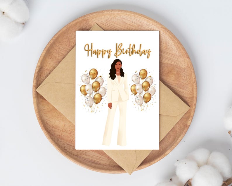 Black Queen Birthday Card Black Girl Magic, Black Excellence, Birthday ...