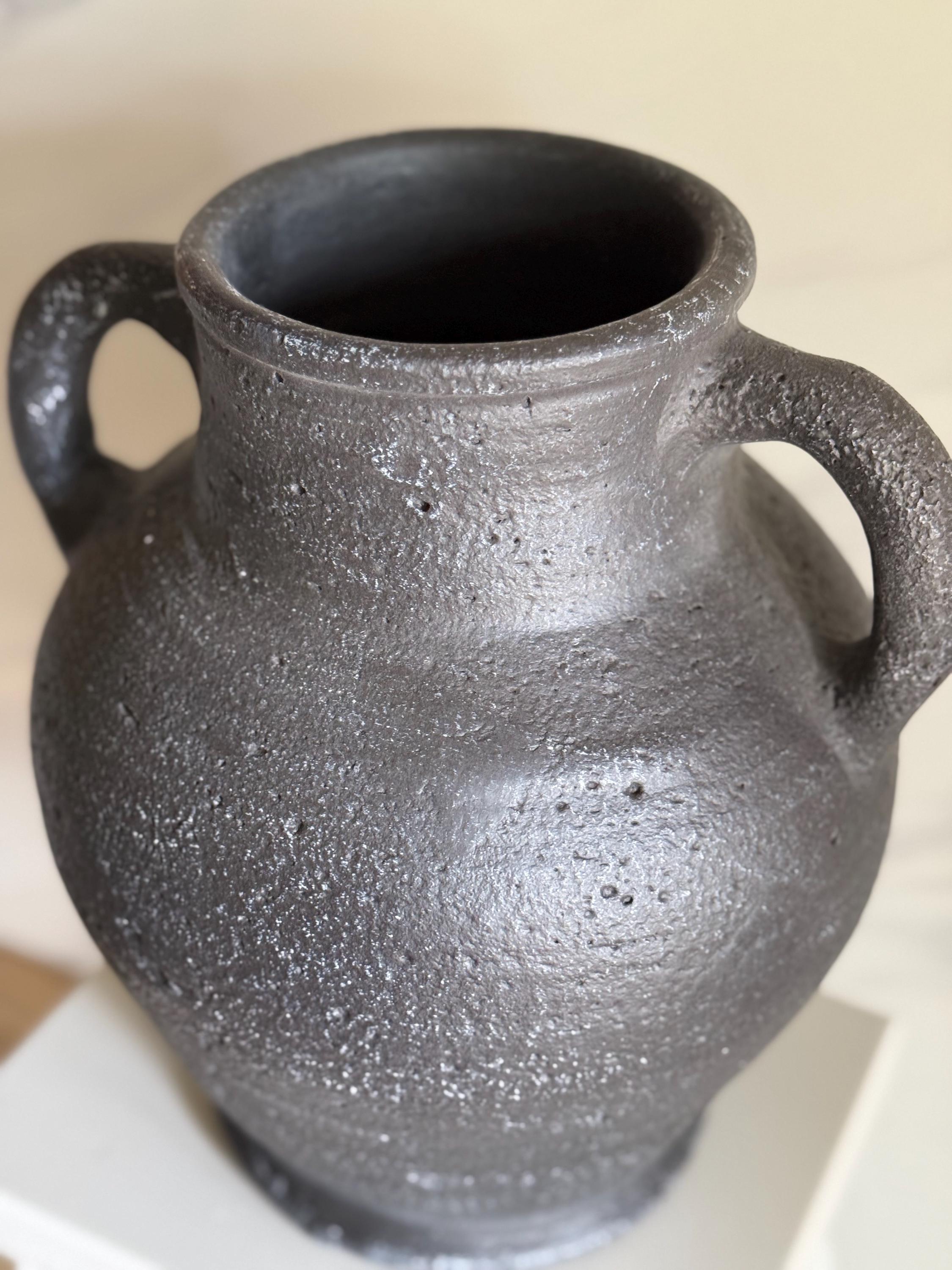 Classic Textured Whitewashed Ceramic Vase - Etsy