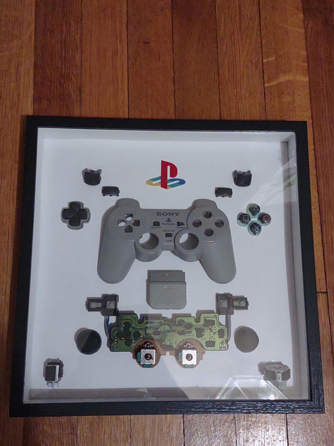 PS1 Controller Disassembled Shadow Box 12x12 Inch Retro Wall Art - Etsy
