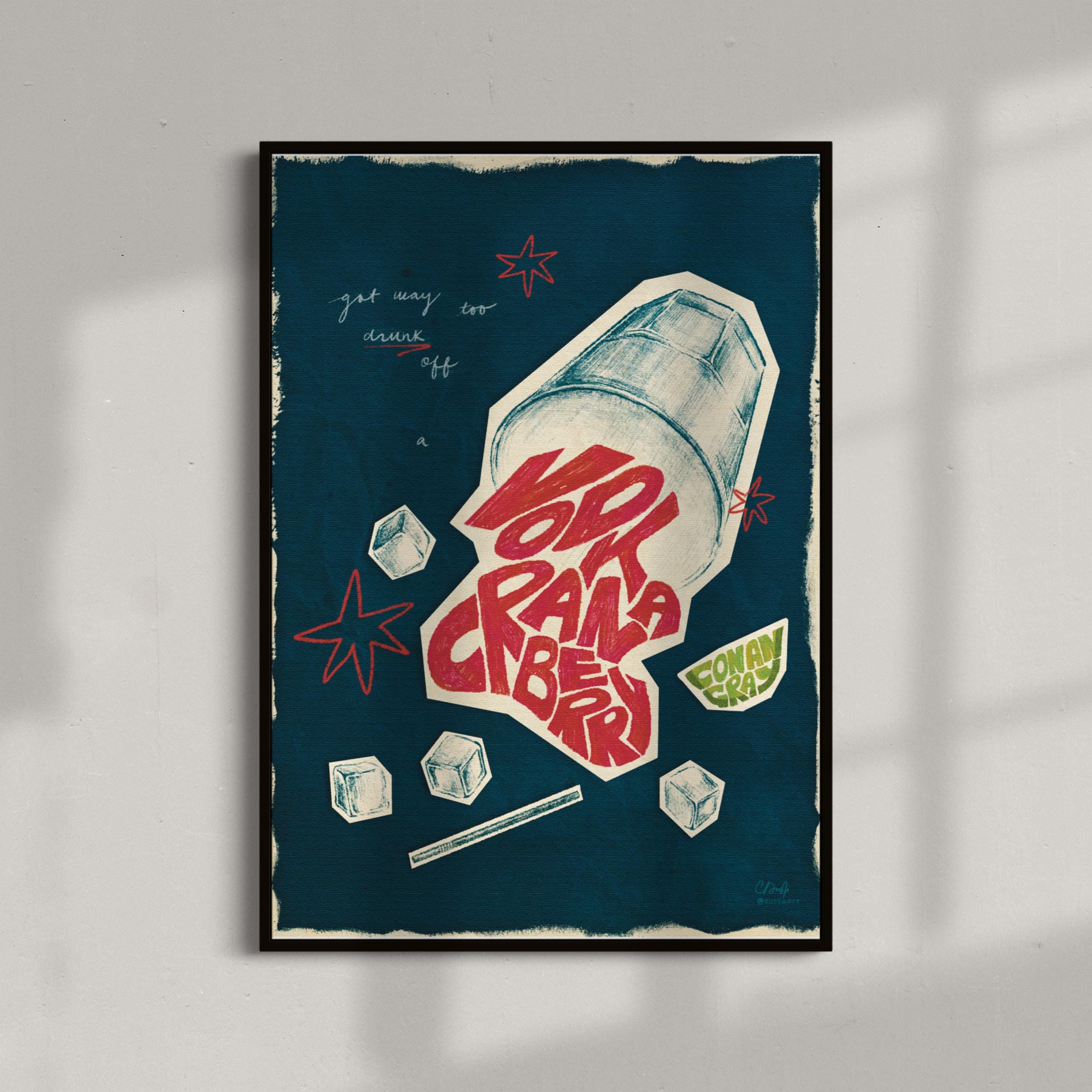 Conan Gray Vodka Cranberry Poster - Etsy Canada