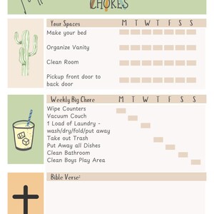 Editable Boys Summer Routine Chart | Canva Template for Kids ...