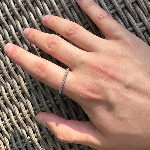 Guitar String Ring - Etsy