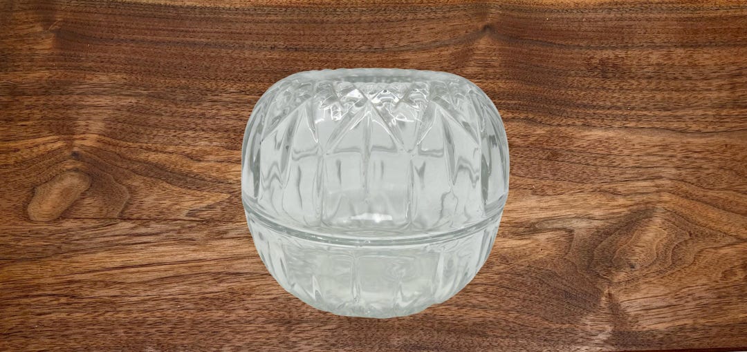 Vintage Homco Clear Glass Fairy Lamp / Large Clear Glass Fairy Lamp ...