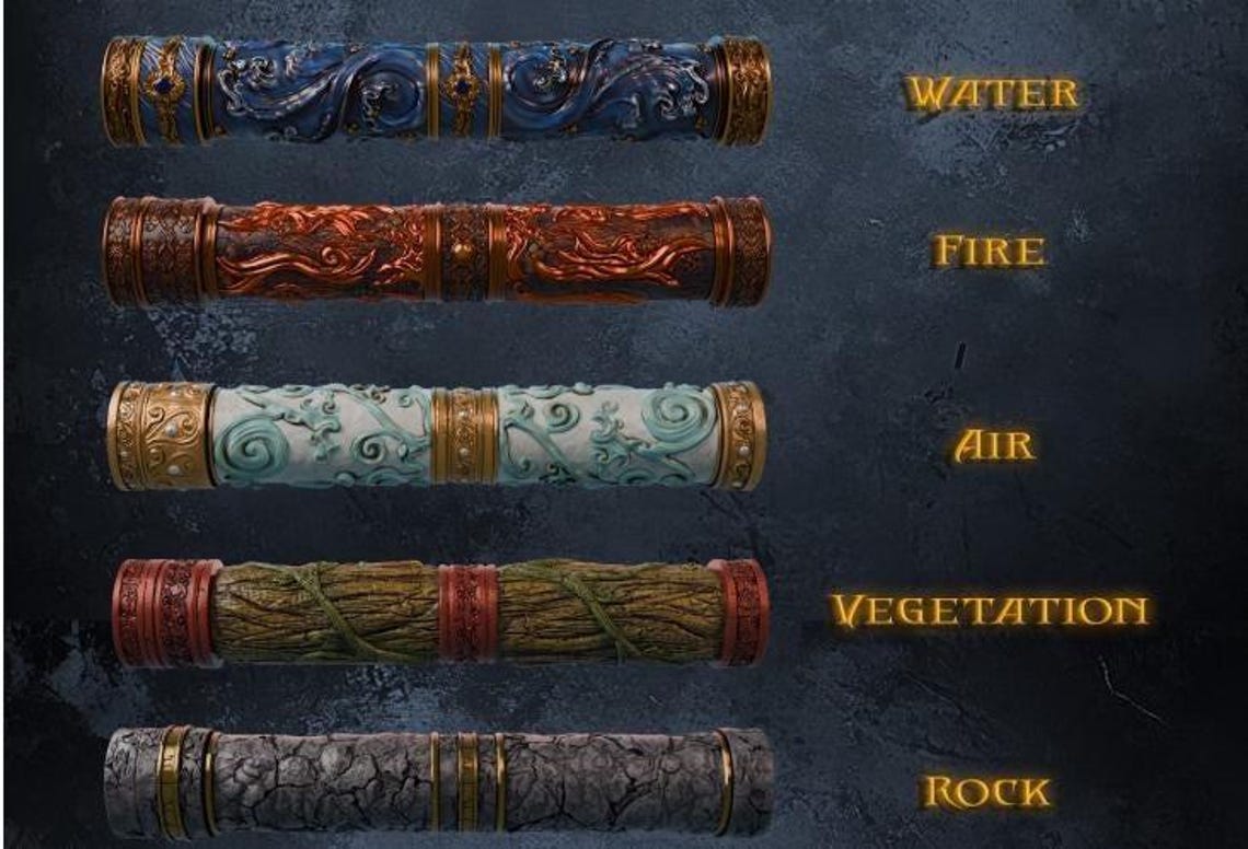 Epic Playmat Tubes Elements Vol 1 - Etsy