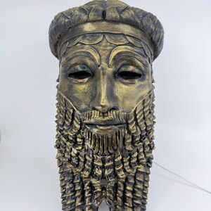 Assyrian King Sargon of Akkad With Bust and Plaque - Etsy