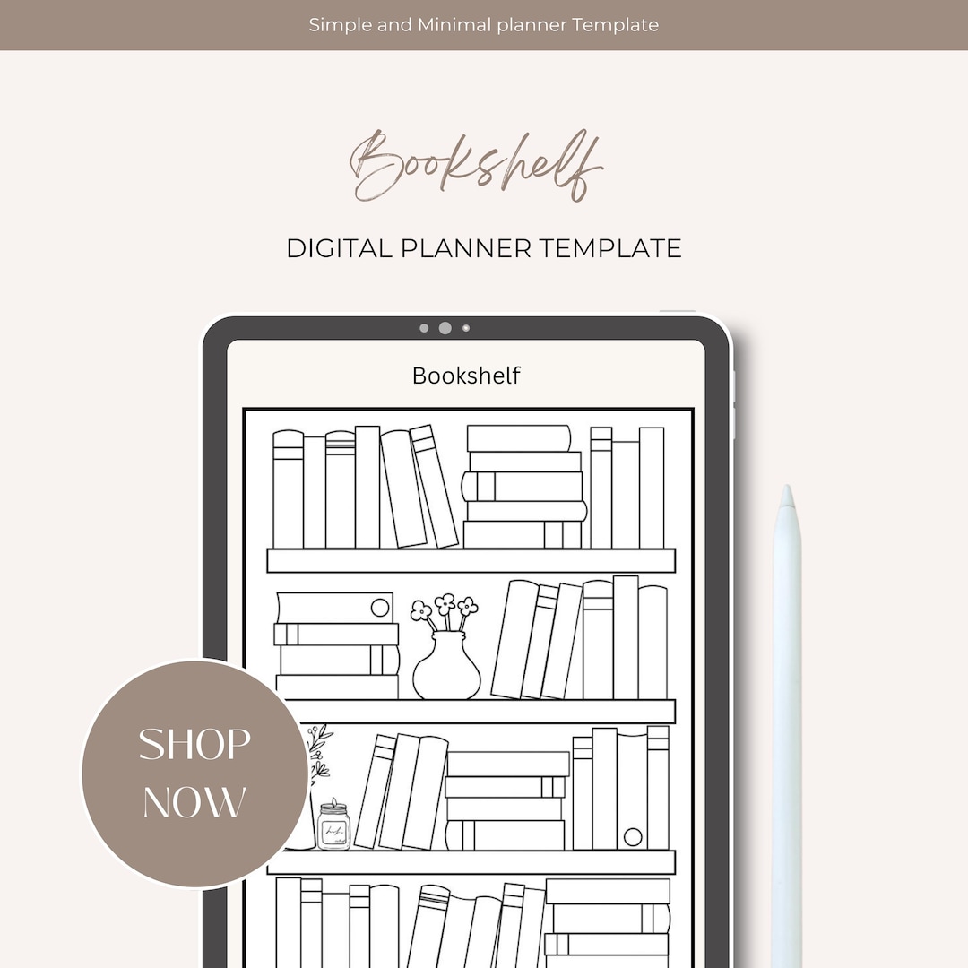 Bookshelf Printable Template, Books to Read, Books I've Read, Book ...