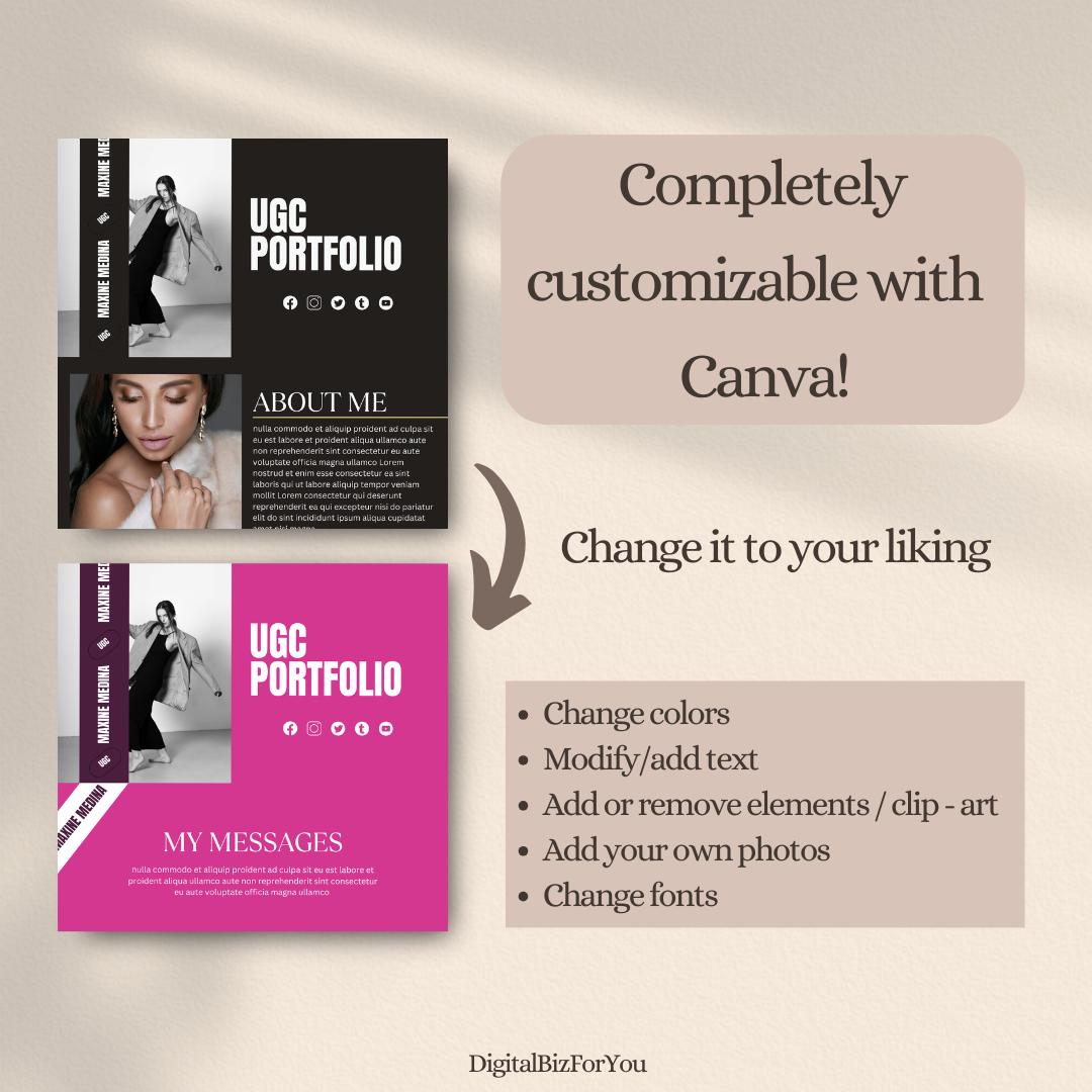 40 Canva Website Template Pack, Canva Bundle Template, Canva Website ...