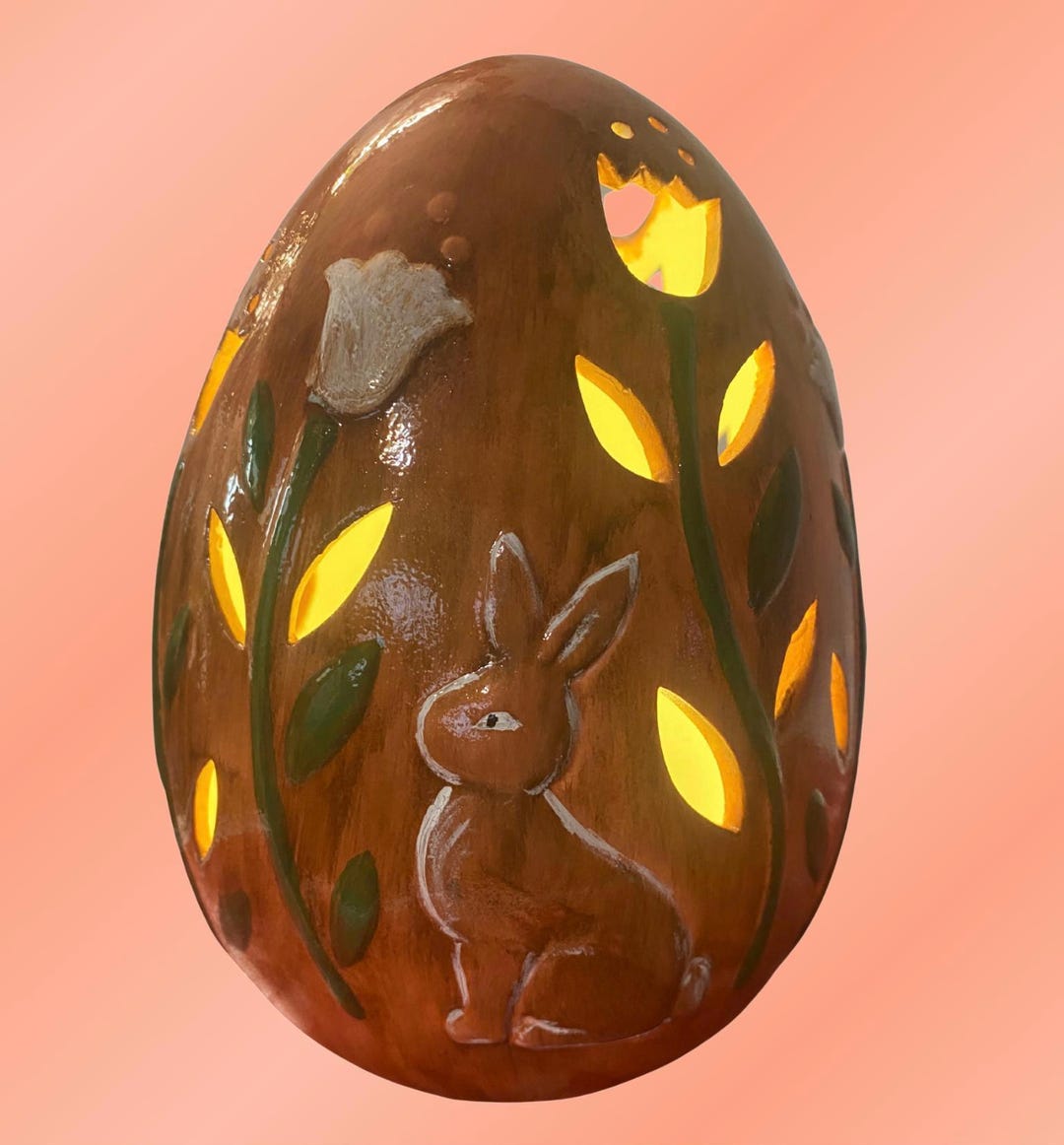 Light up Easter Egg 8.5” - Etsy