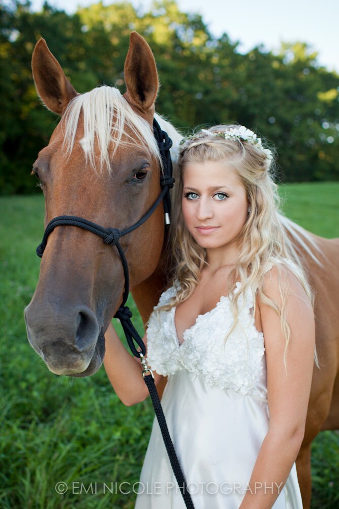 Bridal Headpiece Accessory, Wedding Flower Crown, Cherry Blossom Flower ...