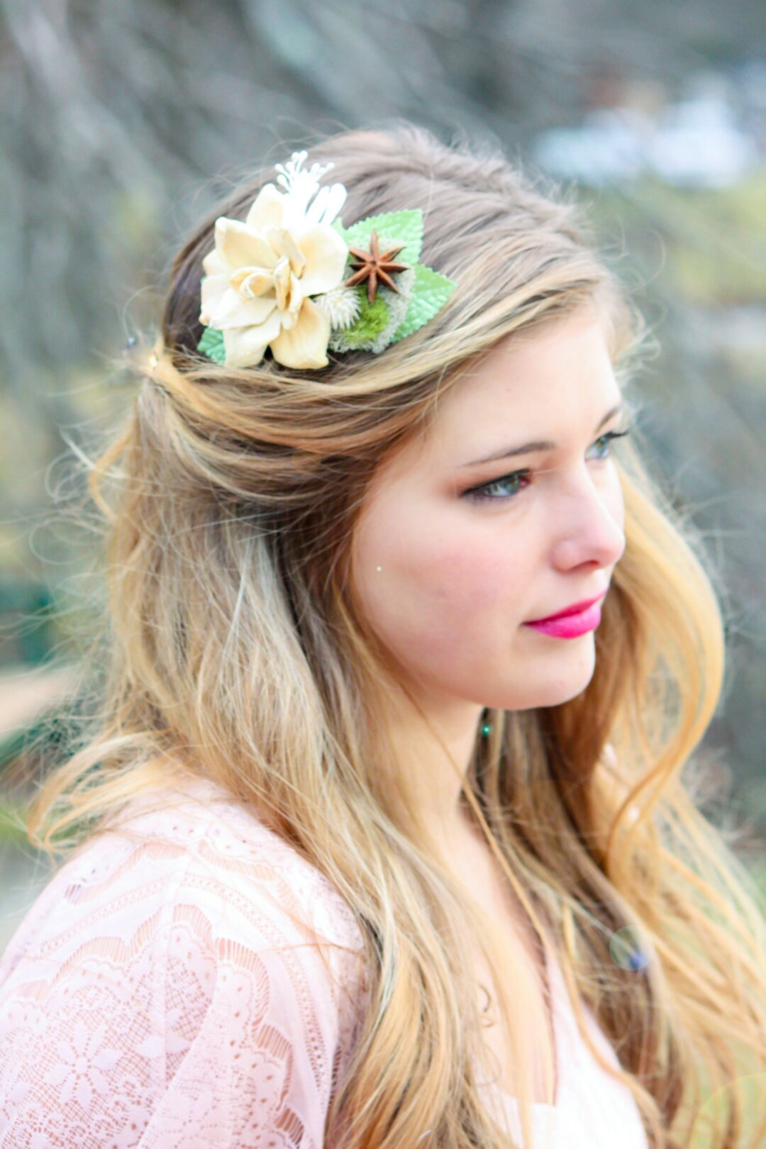 Wedding Hair Comb, Bridal Headpiece, Woodland Hair Comb - Last One - Etsy