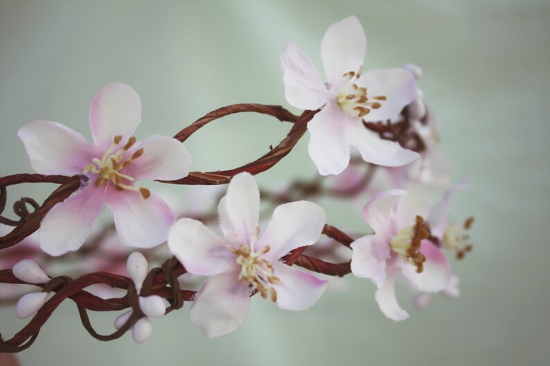Cherry Blossom Flower Crown, Wedding Headpiece, Flower Crown, Bridal ...