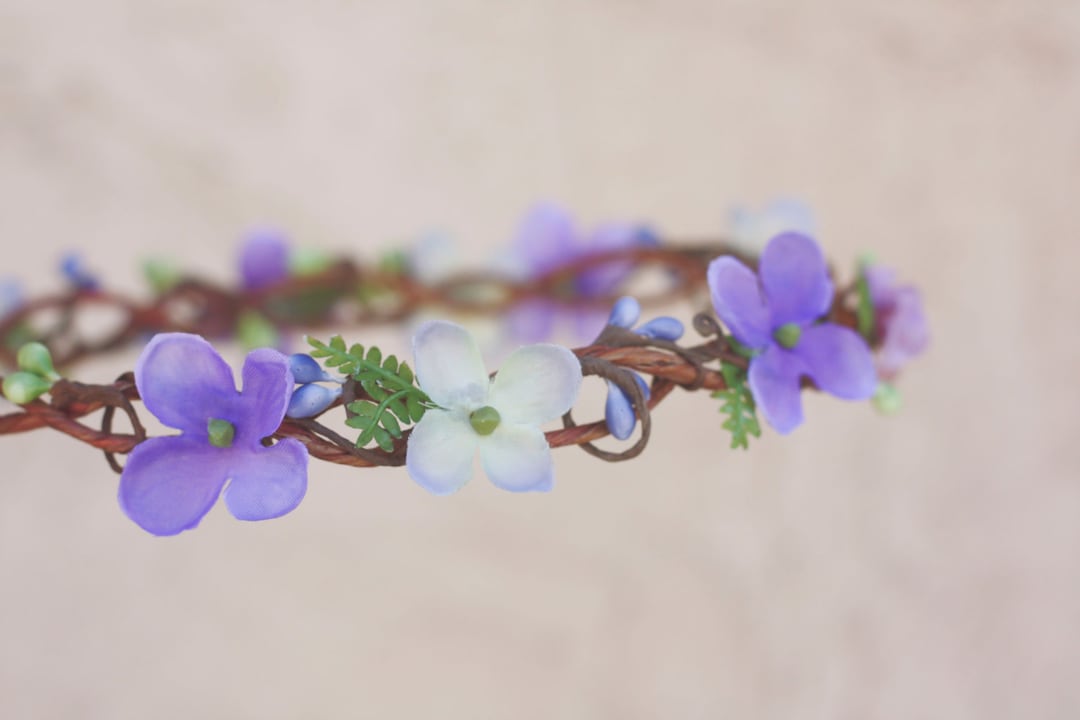 Lilac Hydrangea Flower Crown - Etsy
