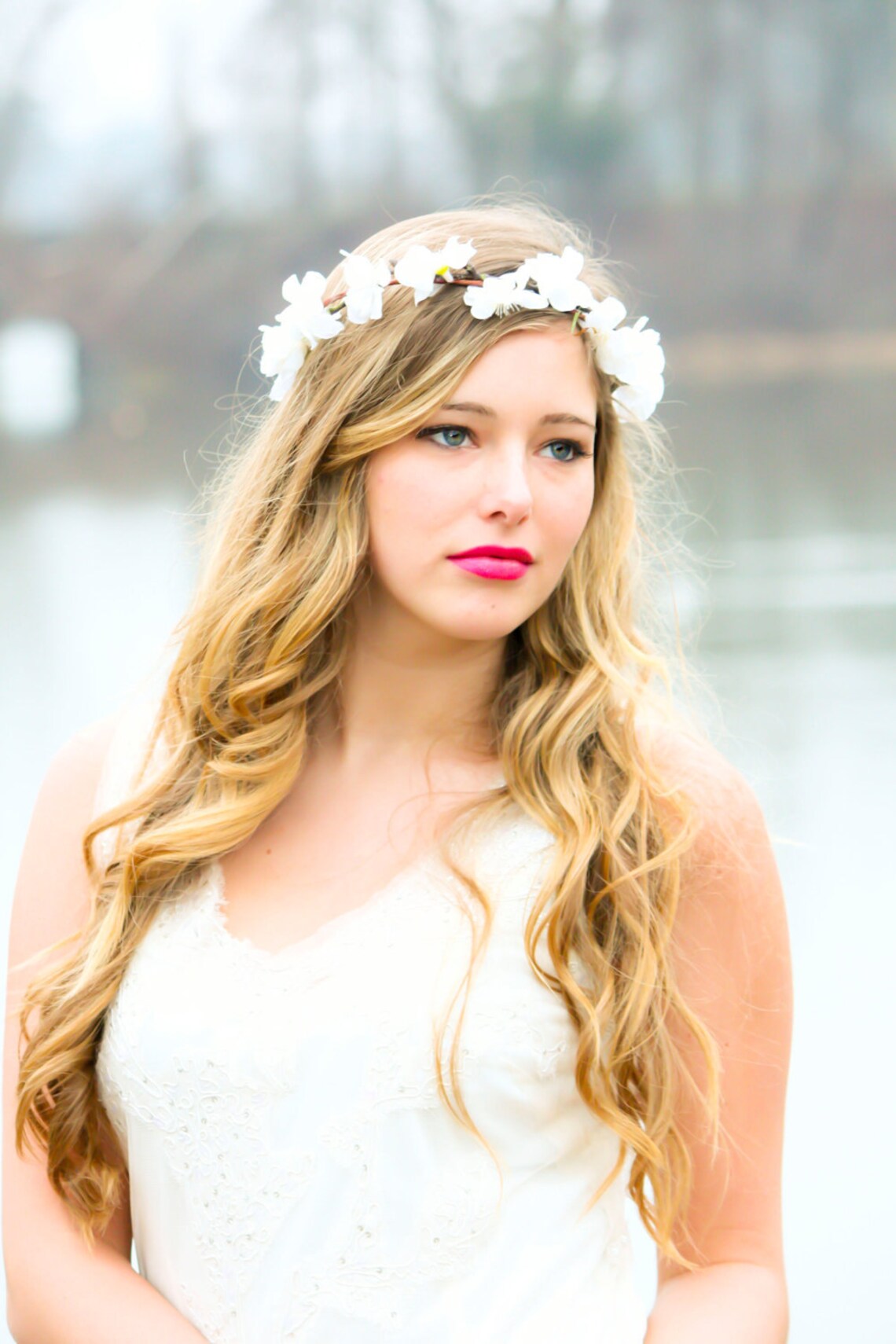 Flower Hair Bridal Flower Crown Wedding Headpiece Hair - Etsy