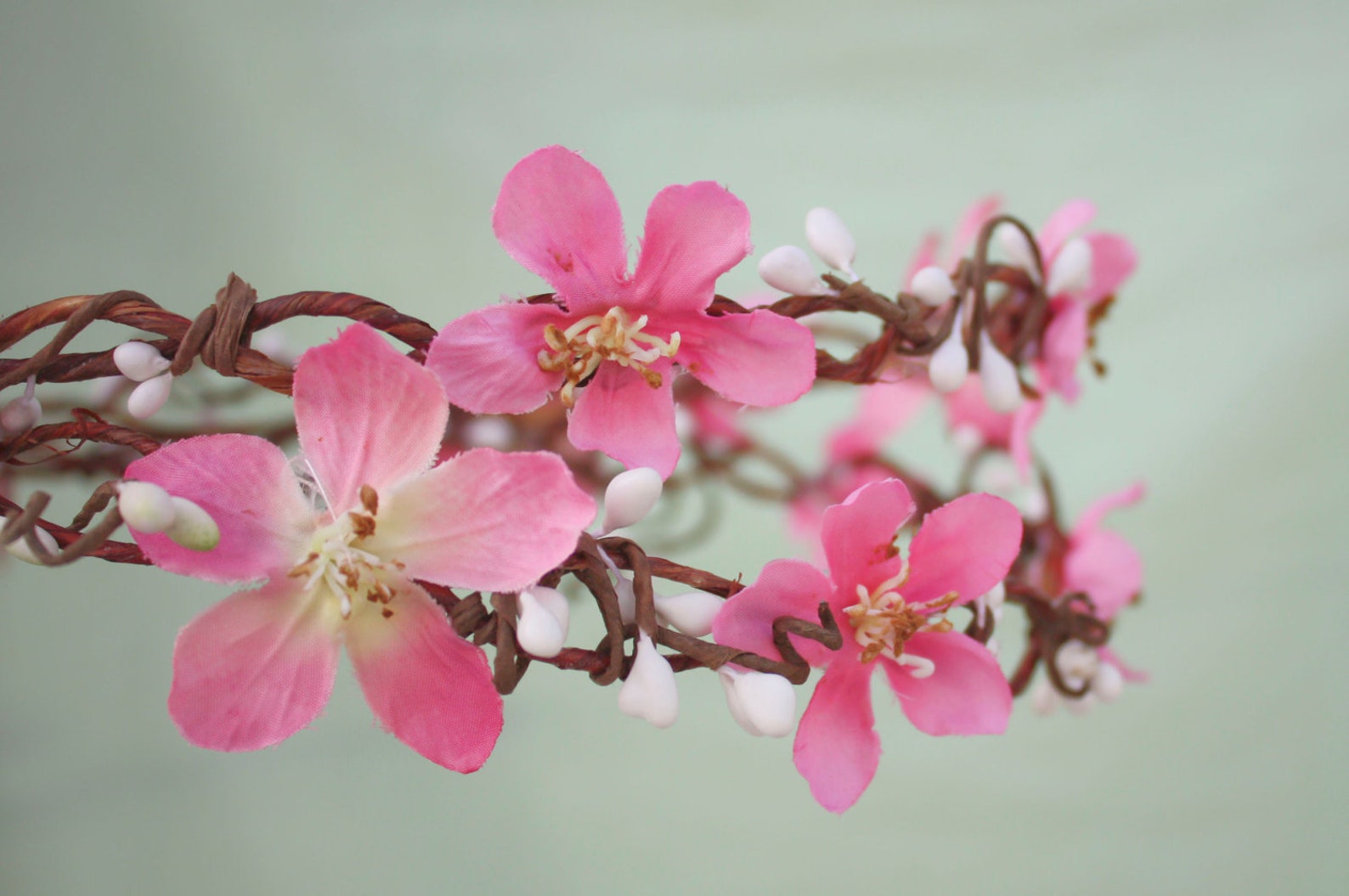 Cherry Blossom Flower Crown, Wedding Headpiece, Flower Crown, Bridal ...